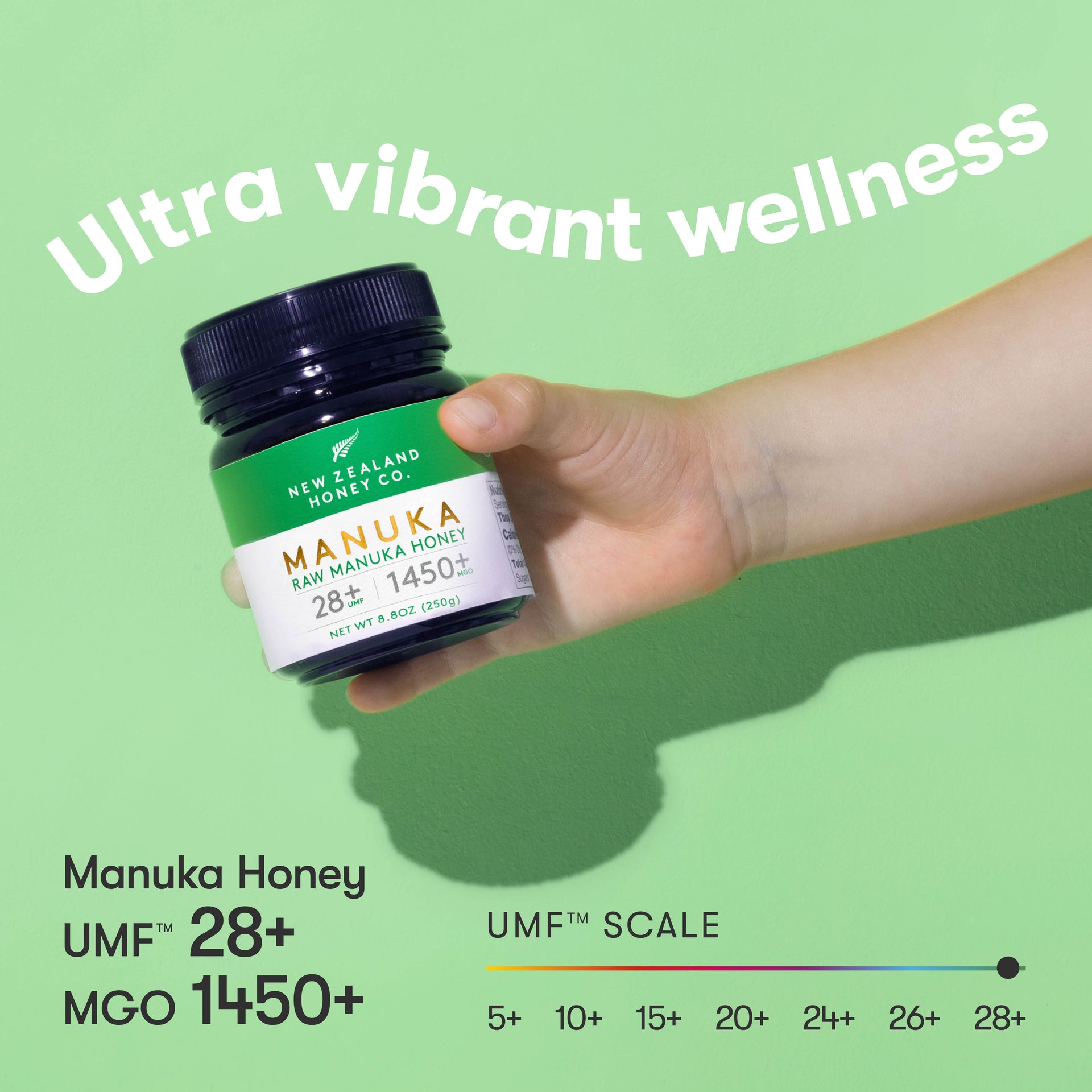 Manuka Honey New Zealand UMF™ 28+ | MGO 1450+ – New Zealand Honey Co.™